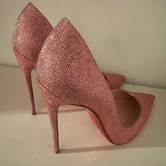 Christian Louboutin | Shoes | Christian Louboutin Pink Glitter So Kate ...